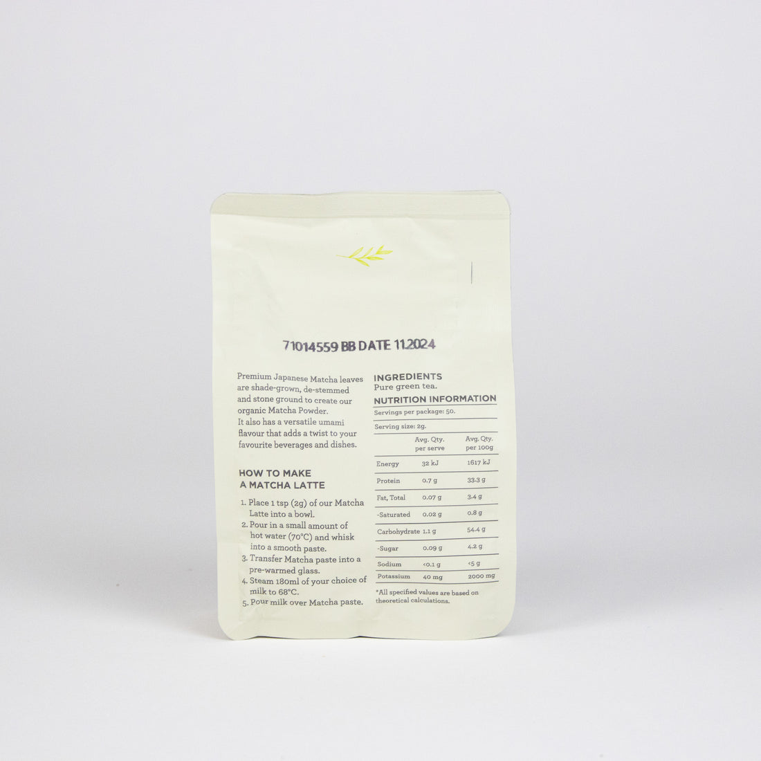 Tea Drop Organic Matcha 100g | Climpson & Sons